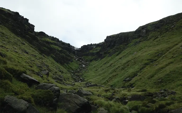 Square Chimney Exit | Scramble near the Kinder Downfall