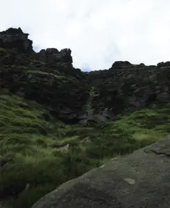 Square Chimney Exit | Scramble near the Kinder Downfall