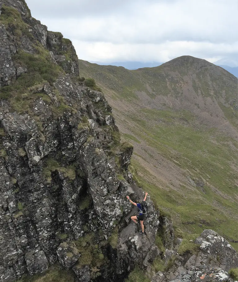 Aonach Eagach Ridge Scramble - Route Guide, Map & Images