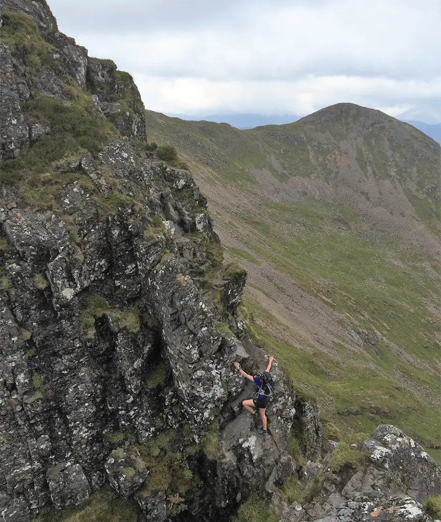 Aonach Eagach Ridge Scramble - Route Guide, Map & Images